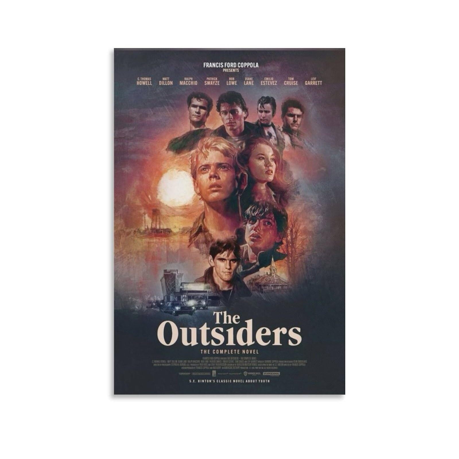 The Outsiders Movie Poster (1) Wall Art Poster Scroll Canvas Painting ...