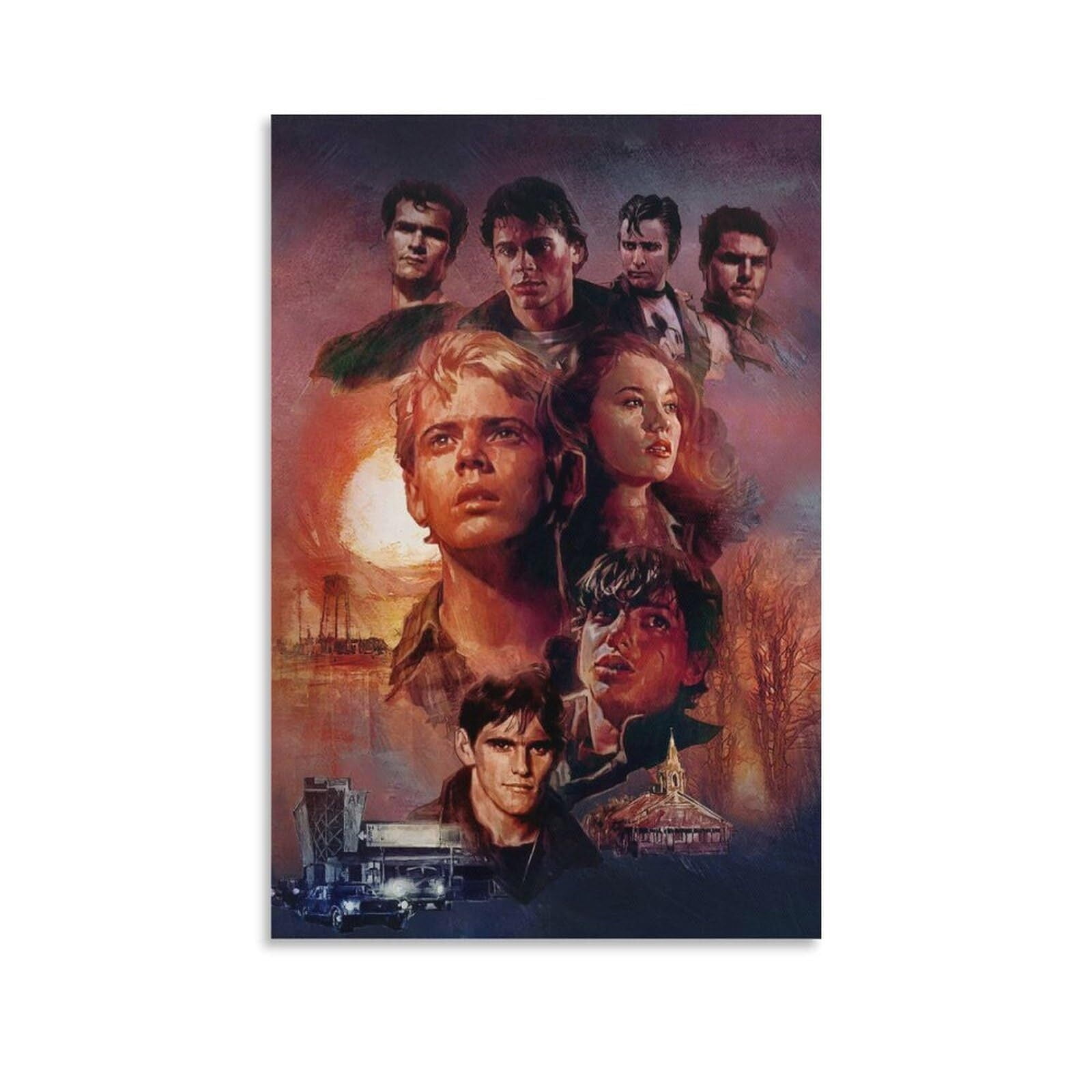The Outsiders Movie Poster (5) Canvas Wall Art Prints Poster Photo ...