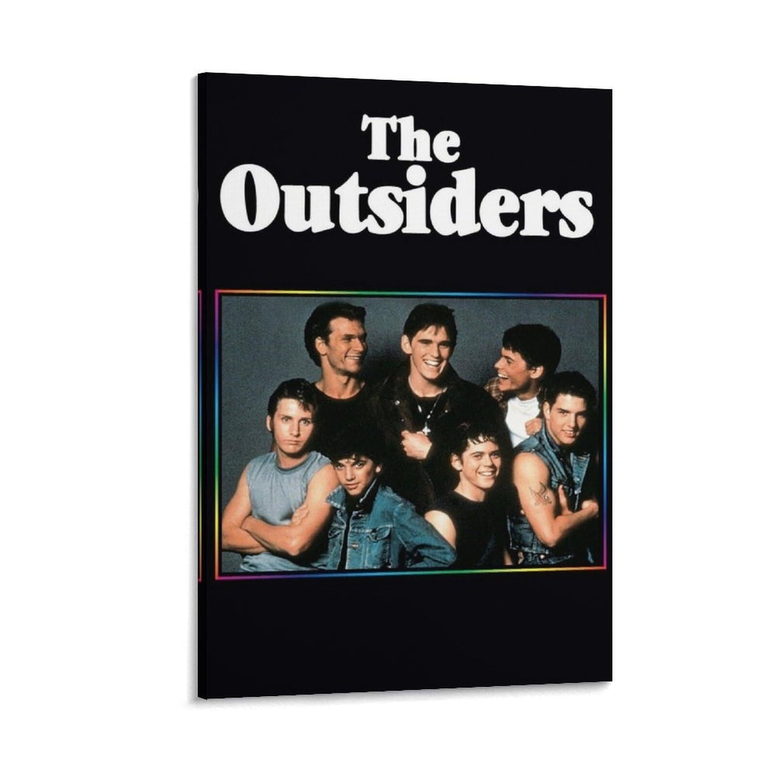 The Outsiders Movie Poster Painting On Canvas Wall Art Poster Scroll ...