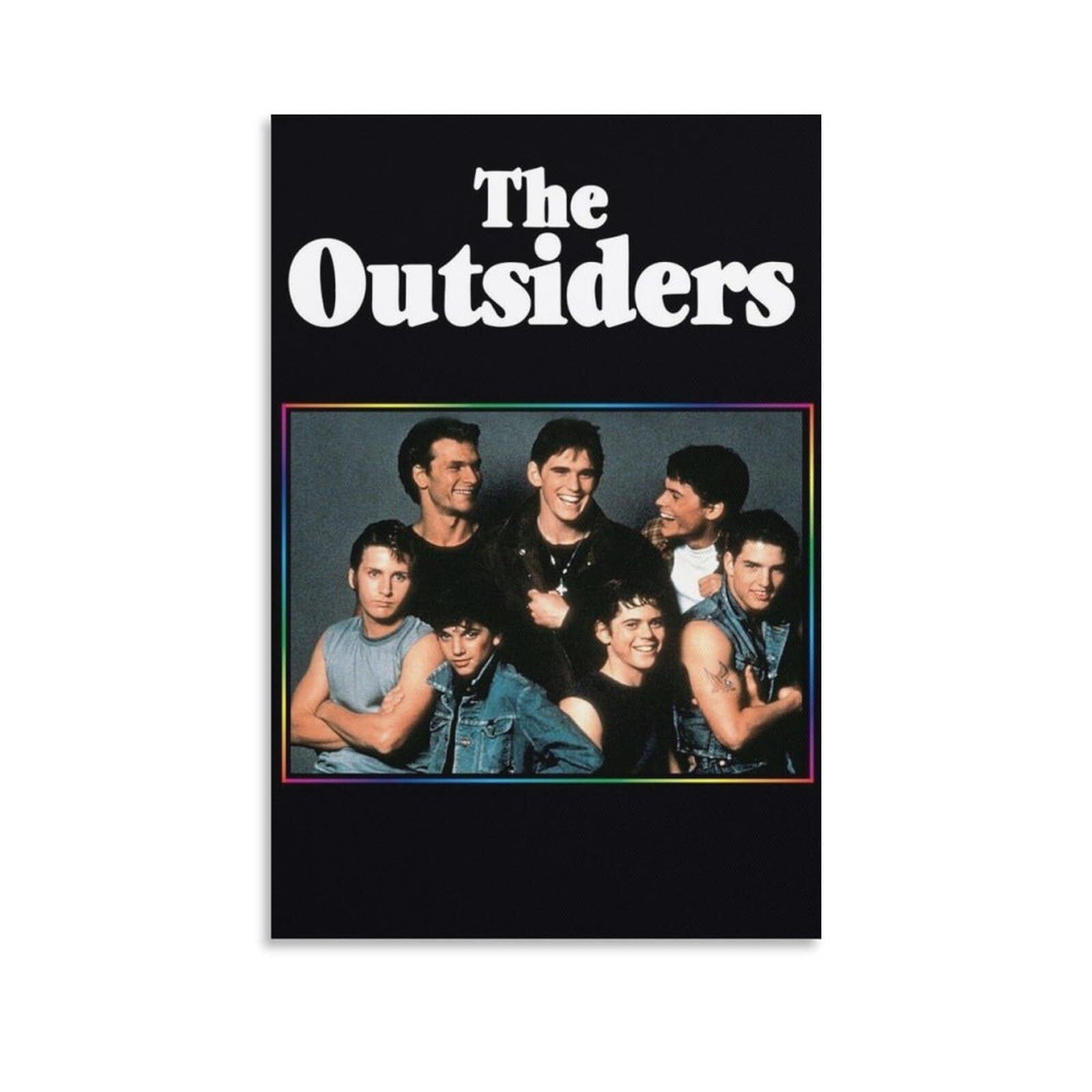 The Outsiders Movie Poster Painting On Canvas Wall Art Poster Scroll ...