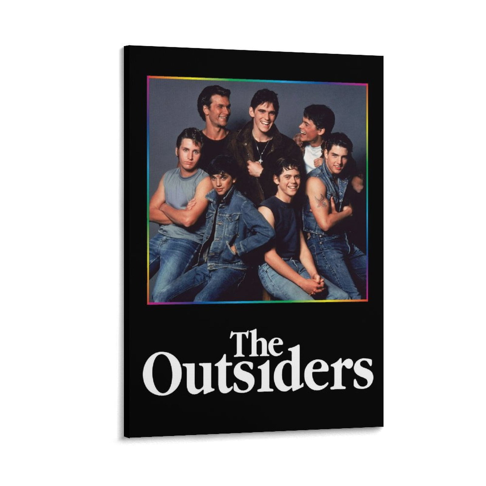 The Outsiders Movie Poster Ralph Macchio Canvas Wall Art Poster ...