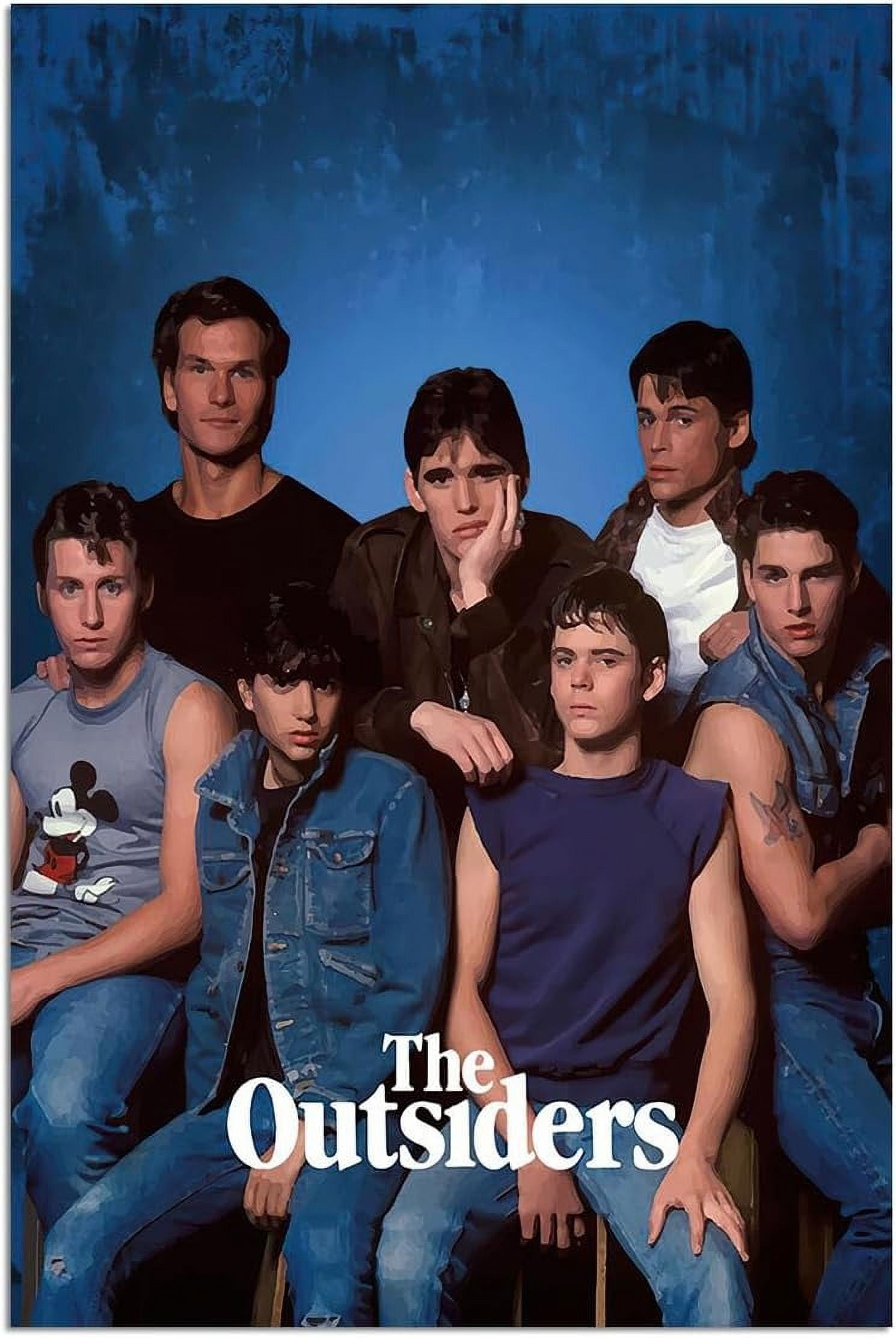 The Outsiders Movie Poster Wall Art Modern Home Artworks Home Decor ...