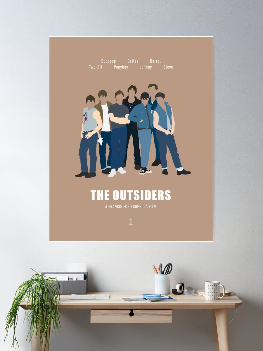 The Outsiders Poster Wall Art, Modern Wall Decor For Living Room ...