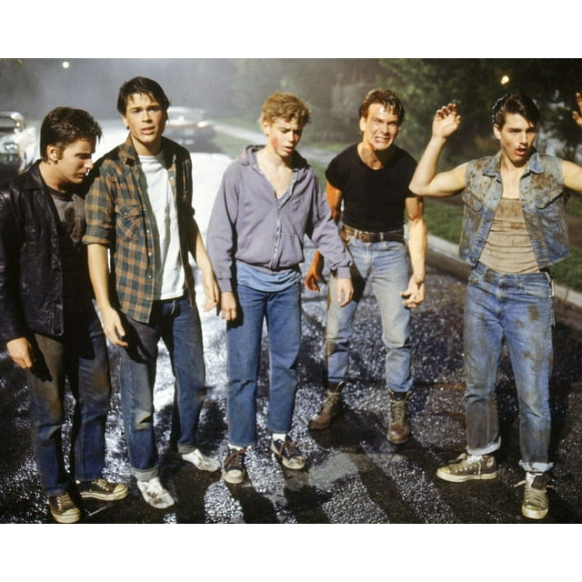The Outsiders Tom Cruise Emilio Estevez Rob Lowe Patrick Swayze 24x36 ...