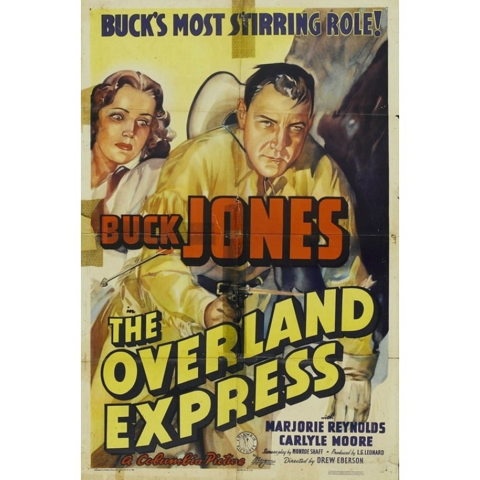 The Overland Express Movie Poster (11 x 17) - Walmart.com