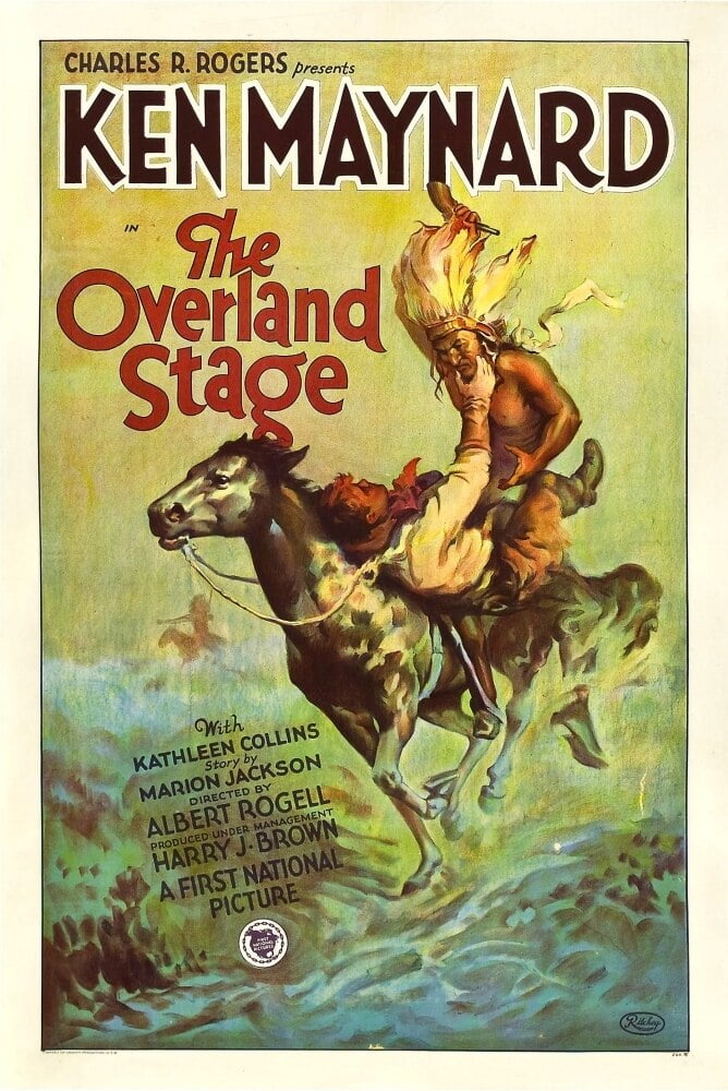 The Overland Stage Style 'B' Poster; On Left: Ken Maynard 1927. Movie Poster Masterprint (11 x ...