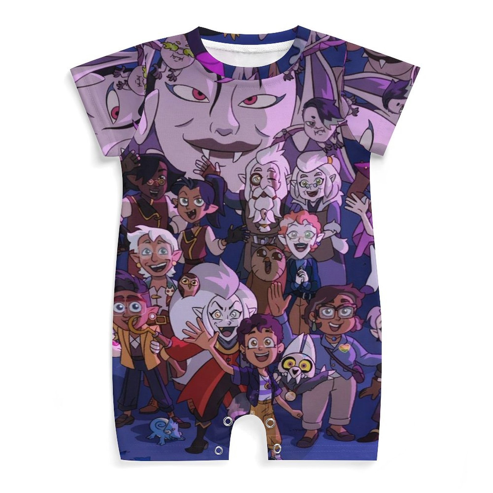 The Owl House Baby Boy Girl Short Sleeve Romper Clothing Set Print ...