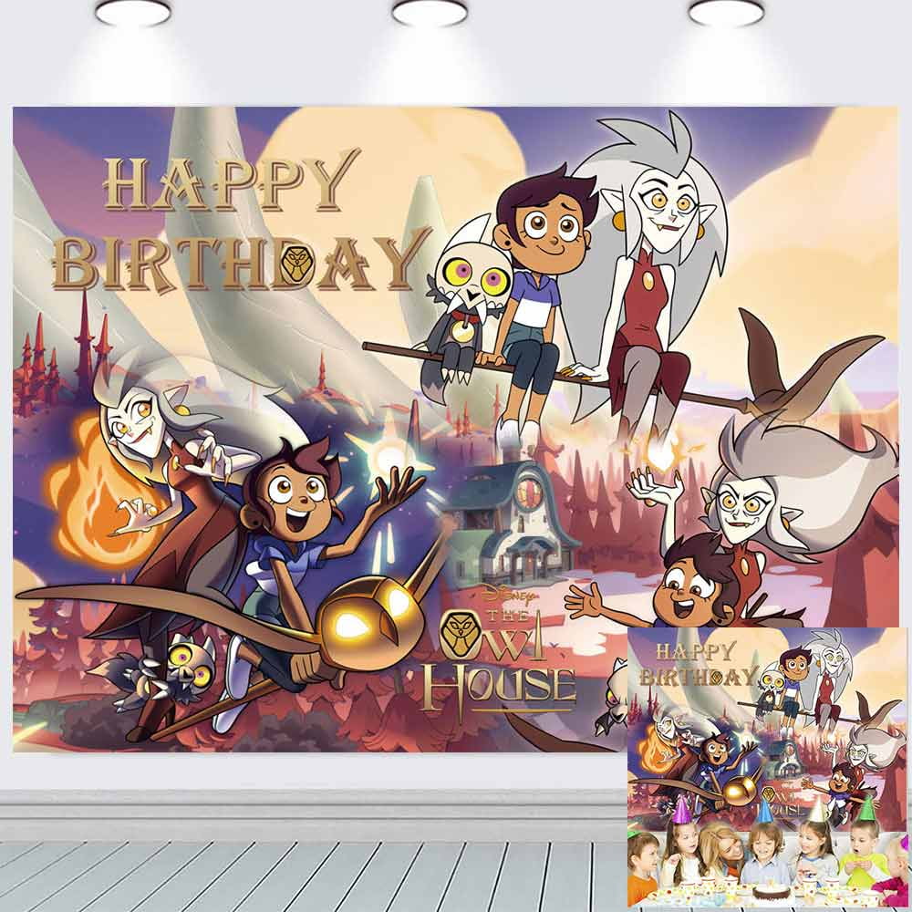 The Owl House Backdrop Banner Party Supplies Poster Movie Theme ...