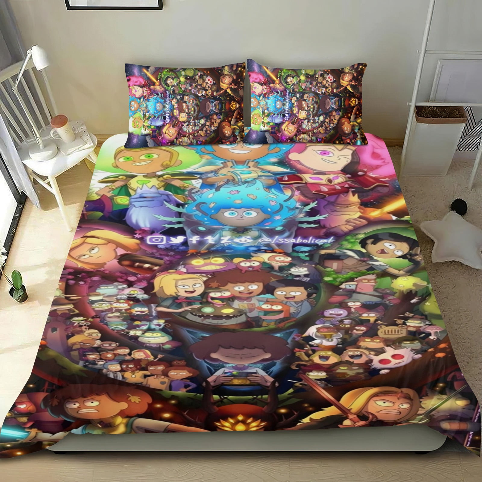 The Owl House Bedding All Season Duvet Cover Set with 2 Pillow Cases, 3 ...