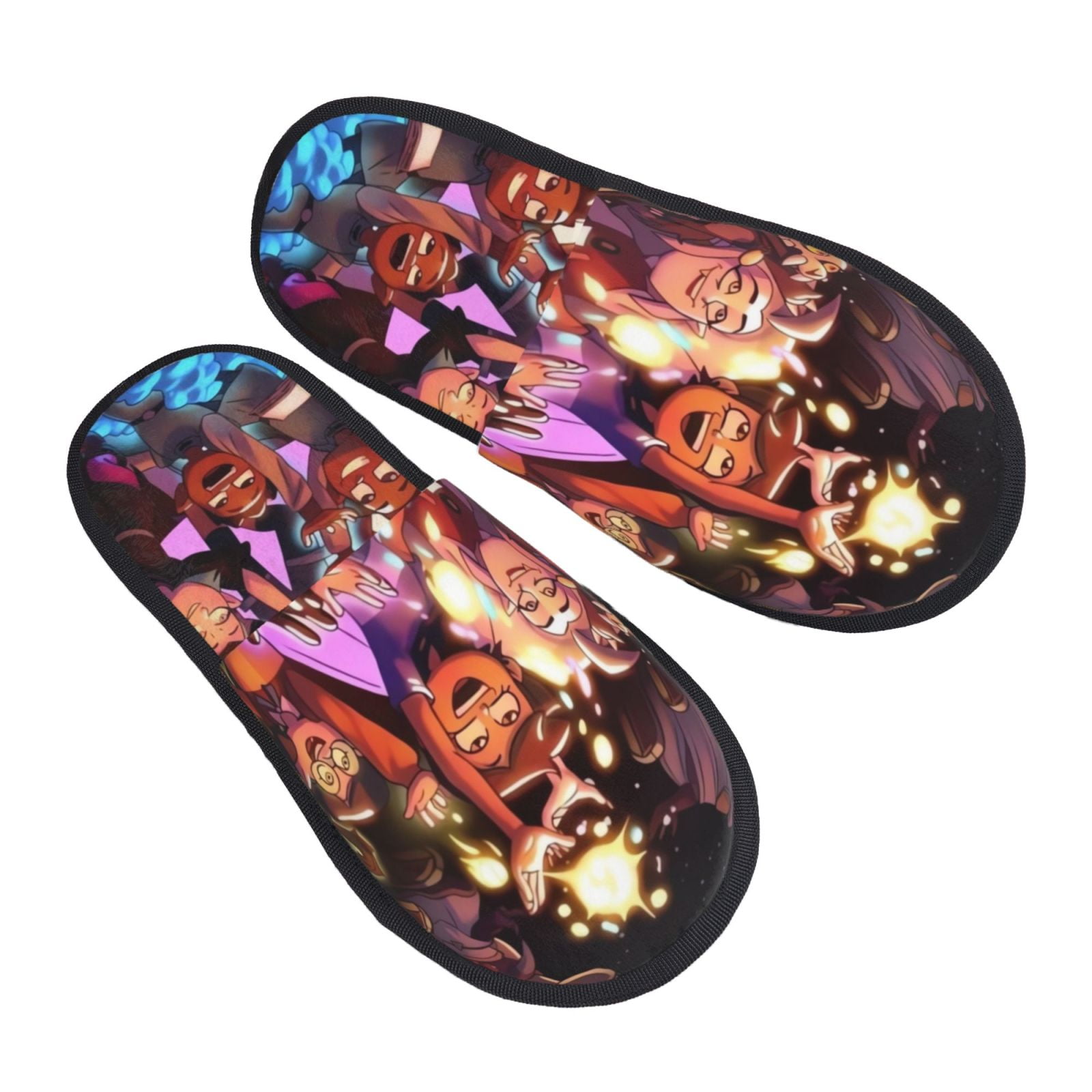The Owl House Luz Noceda Furry Slippers For Men Women Fuzzy House ...