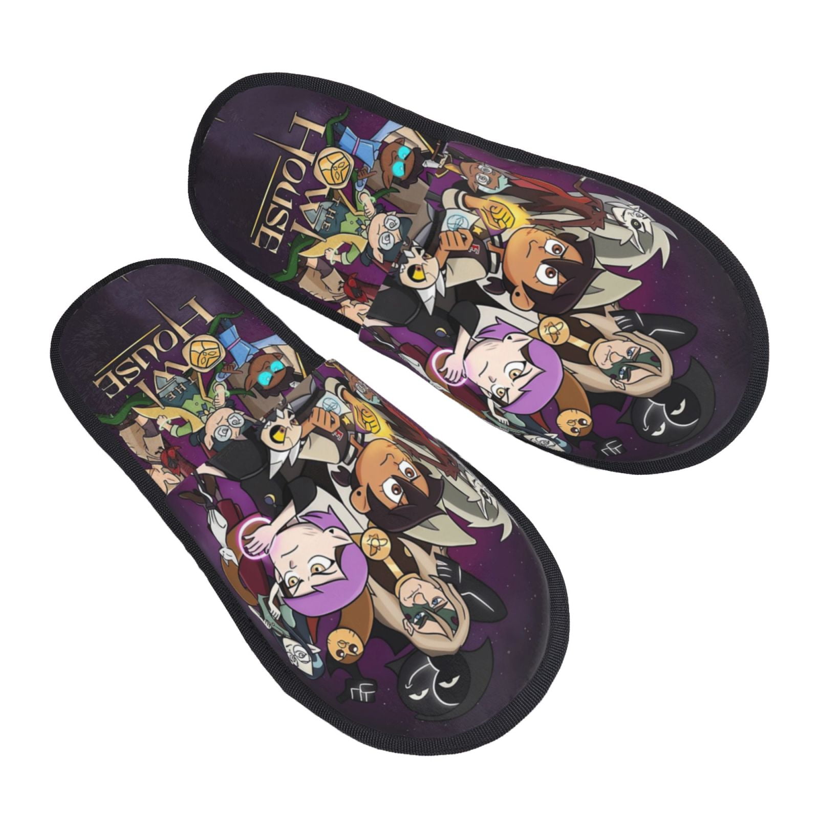 The Owl House Luz Noceda Furry Slippers For Men Women Fuzzy House ...