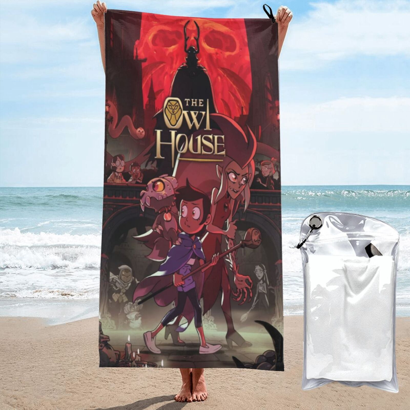 The Owl House Microfiber Lightweight Beach Towel Sand Free Quick Dry ...