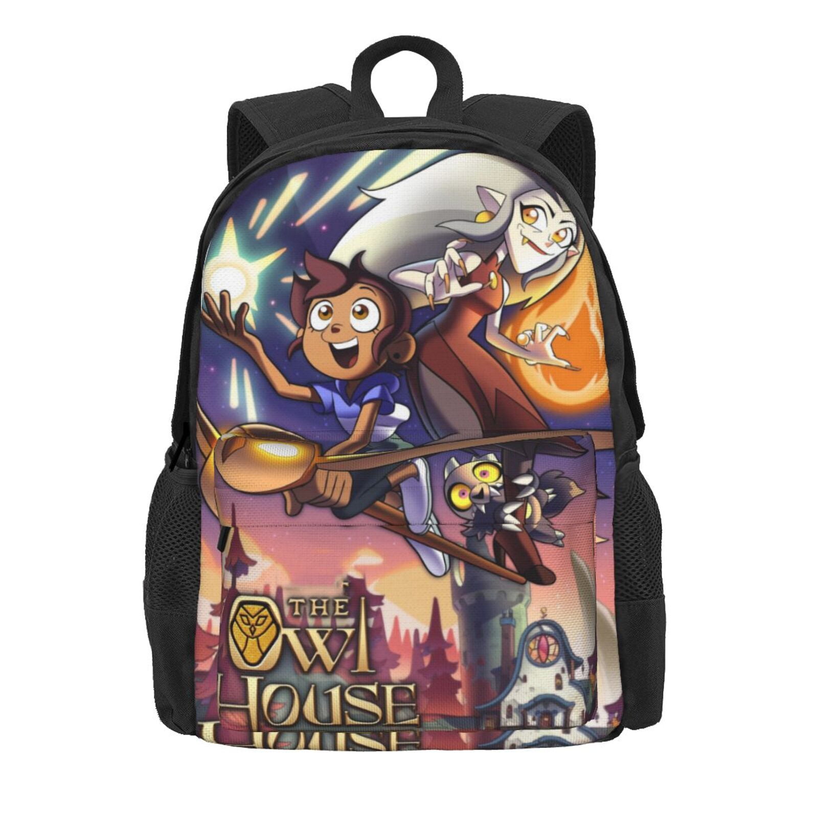 The Owl House Poster Backpack Adjustable Daypack Large Capacity School ...
