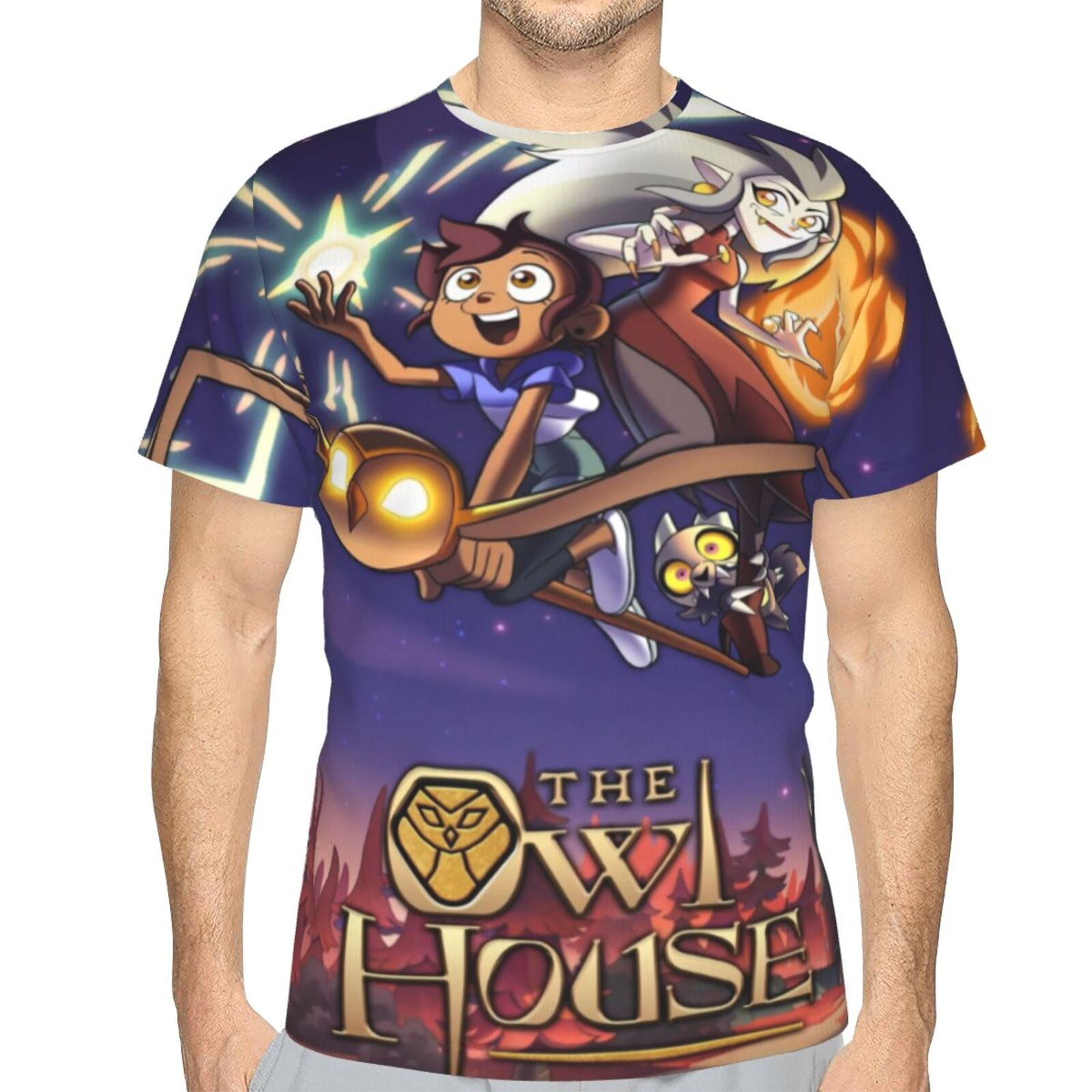 The Owl House Shirt 3d Printed T Shirt Crewneck Short Sleeve Top Tees ...