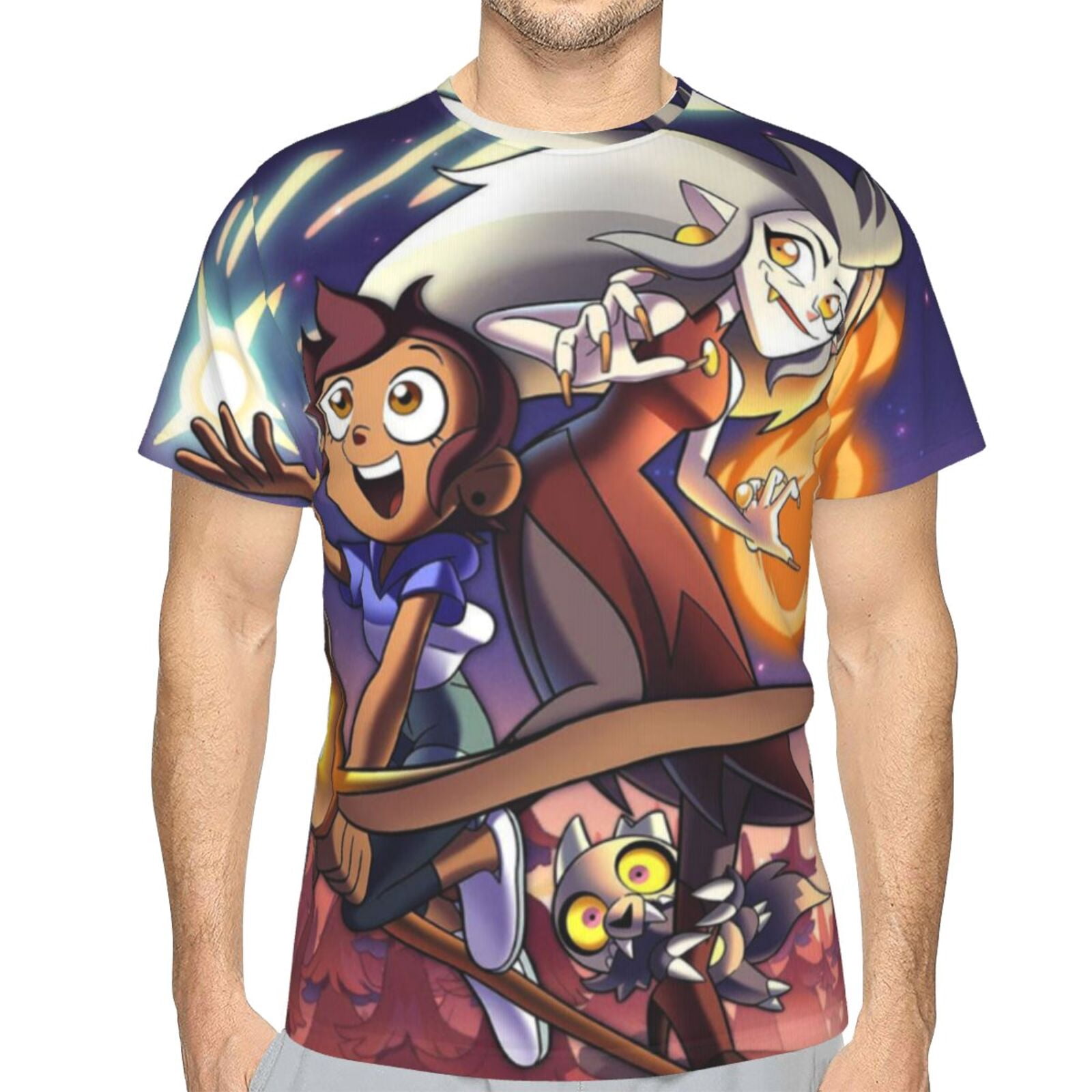 The Owl House Shirt 3d Printed T Shirt Crewneck Short Sleeve Top Tees ...
