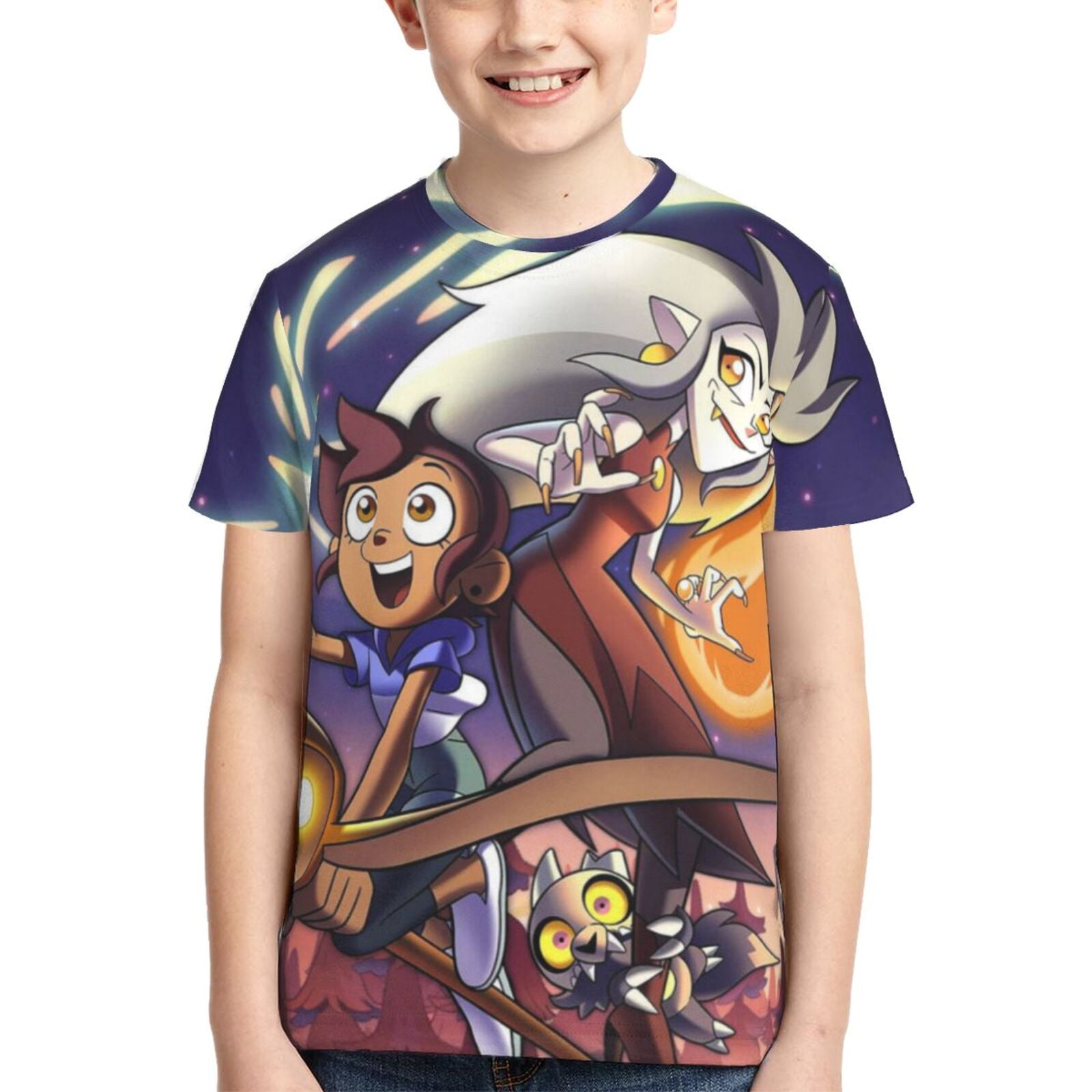 The Owl House T Shirts 3D Printed Short Sleeve Tee Shirt for Boys Girls ...