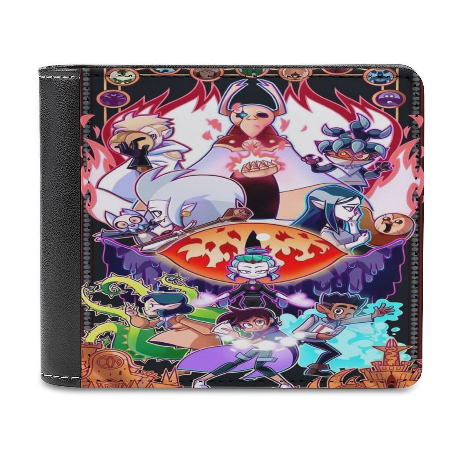 The Owl Hou-s Wallet, Anime Leather Wallet Mens Wallets Manga Slim ...