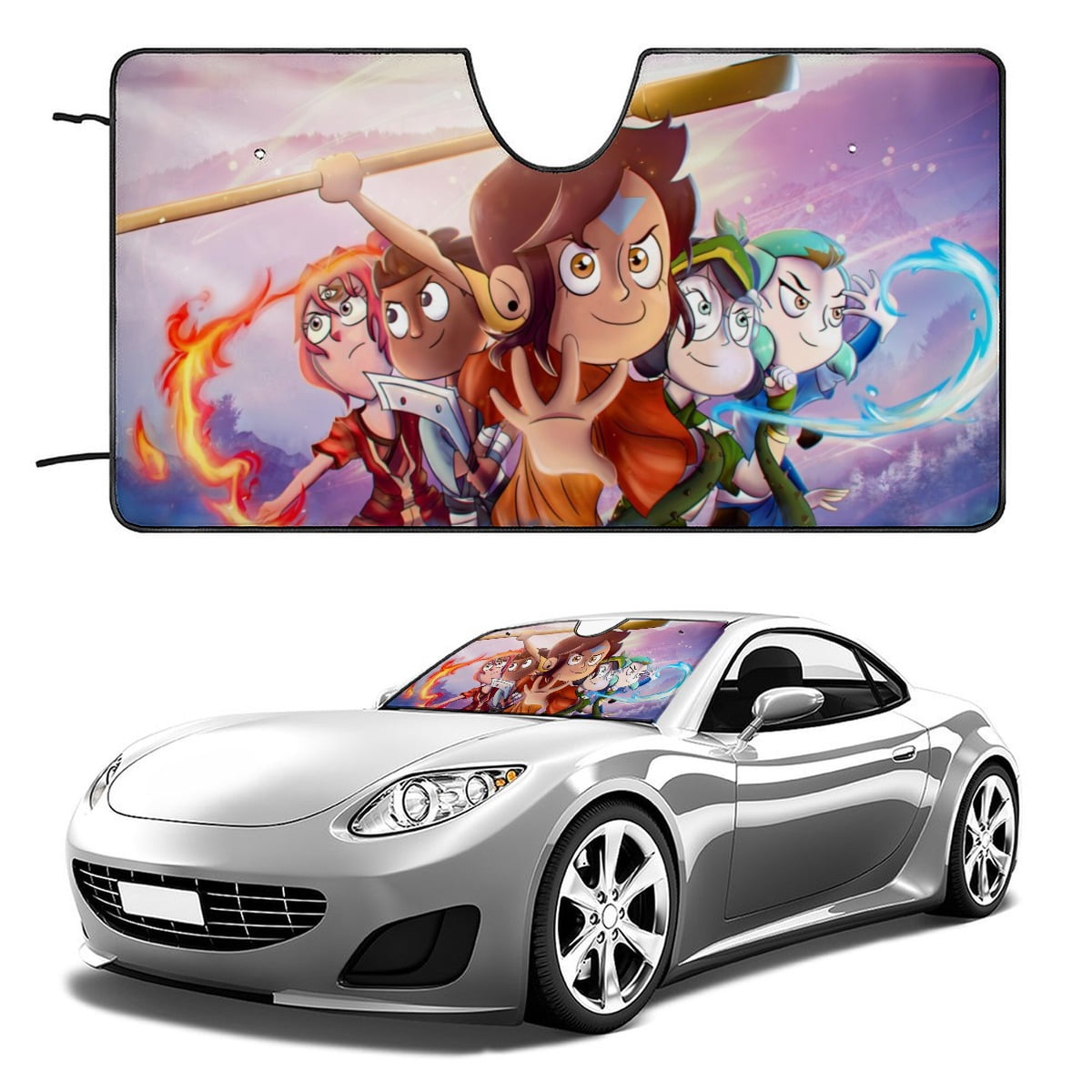 The Owl House-theme Windshield Sun Shade Front Protector Folding Car ...