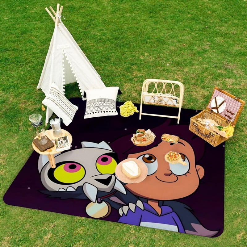 The Owl house patterned picnic mat perfectly accompanies your every picnic making outdoor time ...