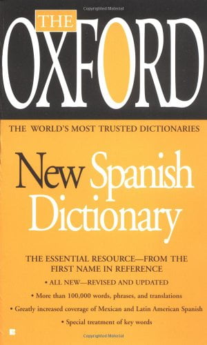Pre-Owned The Oxford new Spanish Dictionary - Walmart.com