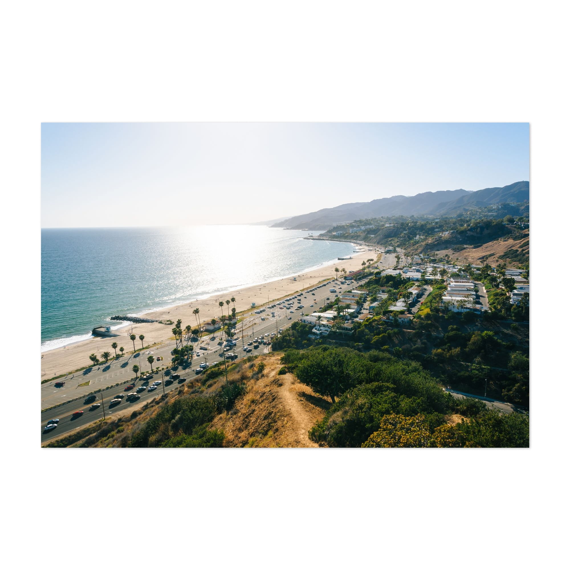The PCH in Pacific Palisades - Los Angeles California Photography Beach ...