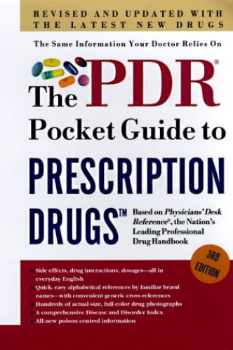 Pre-Owned The PDR POCKET GUIDE TO PRESCRIPTION DRUGS THIRD EDITION ...