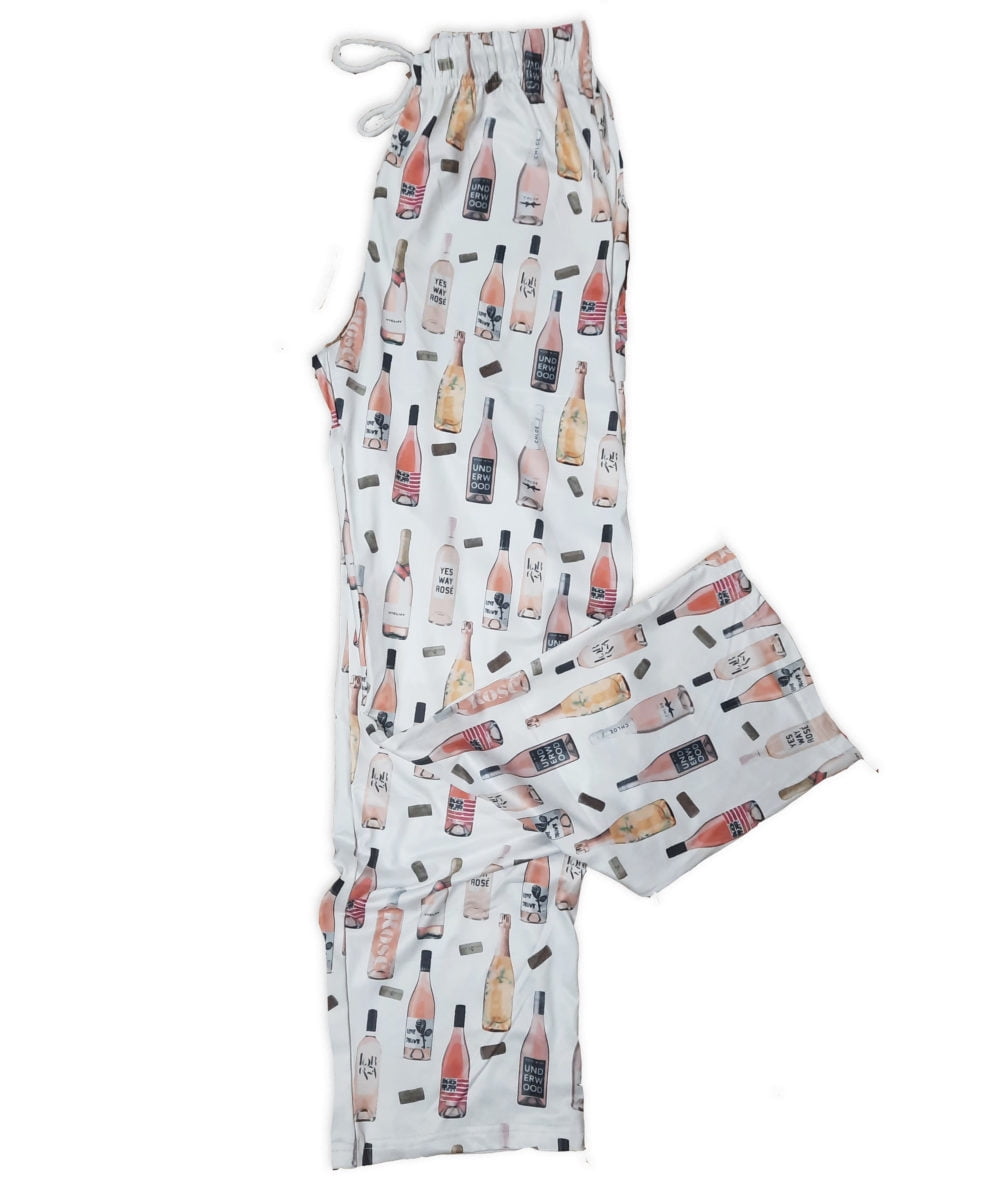 The Paisley Box Wine Pajama Pants/ Wine Pajamas for Women - Walmart.com