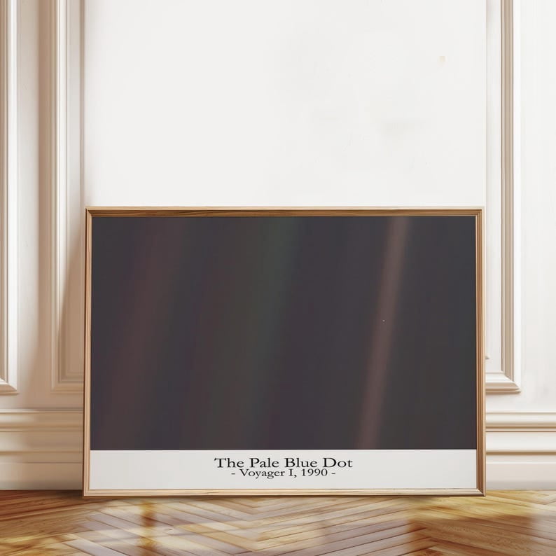 The Pale Blue Dot Photo - Carl Sagan Outer Space Photo Space Decor ...