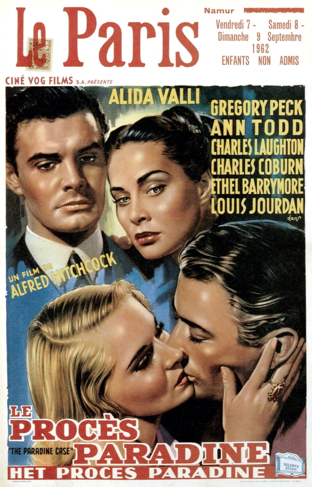 The Paradine Case (Aka Le Proces Paradine) Louis Jourdan Alida Valli ...