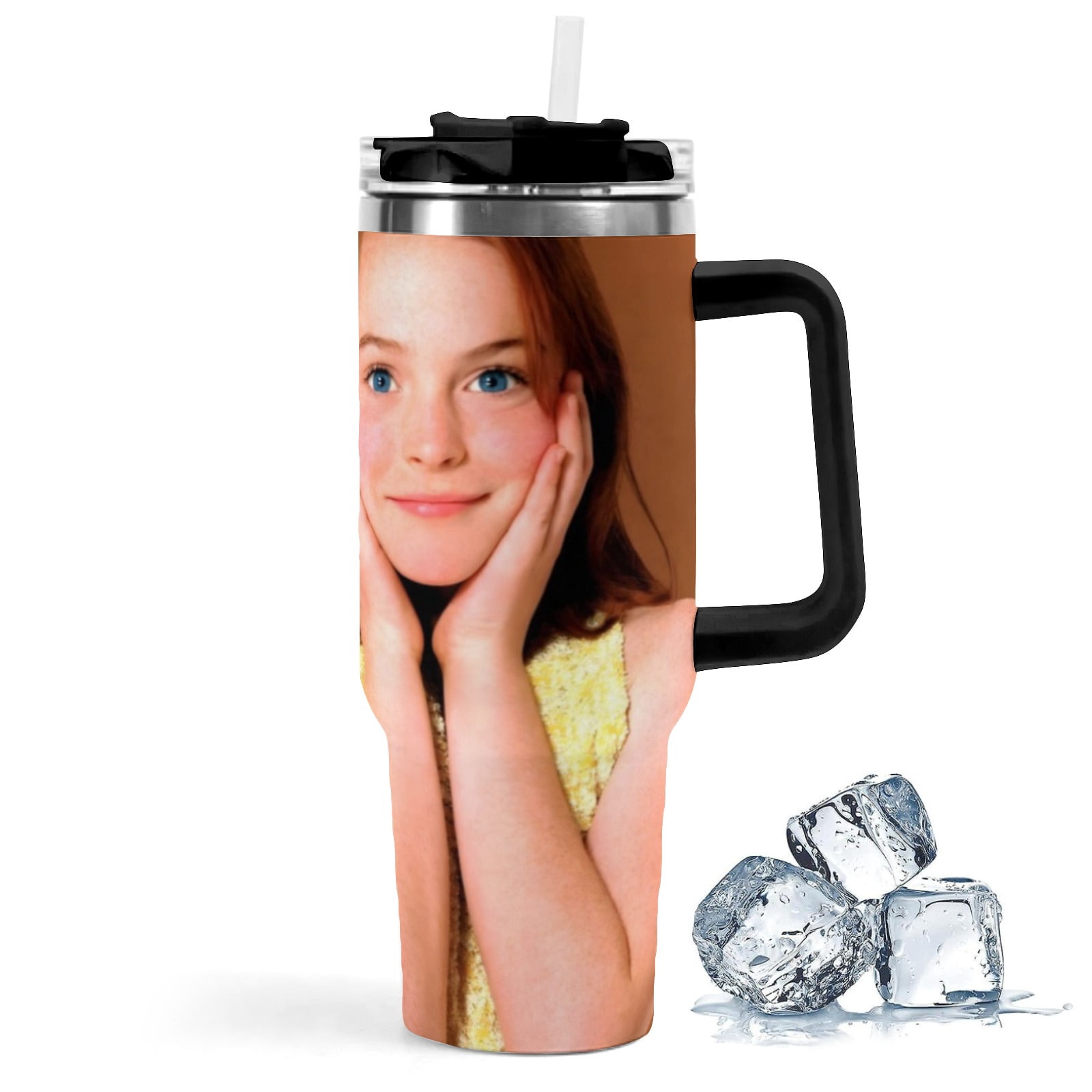 The Parent Trap-theme Insulated Stainless Steel Tumbler with Handle ...