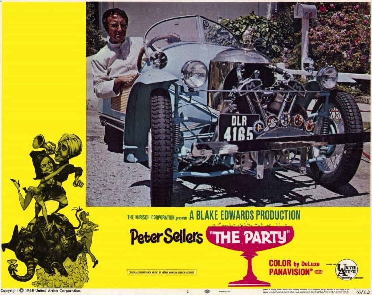 The Party - movie POSTER (Style A) (11" x 14") (1968) - Walmart.com