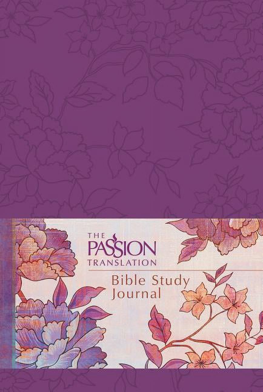 The Passion Translation Bible Study Journal, Peony, 160 Pages - Walmart.com