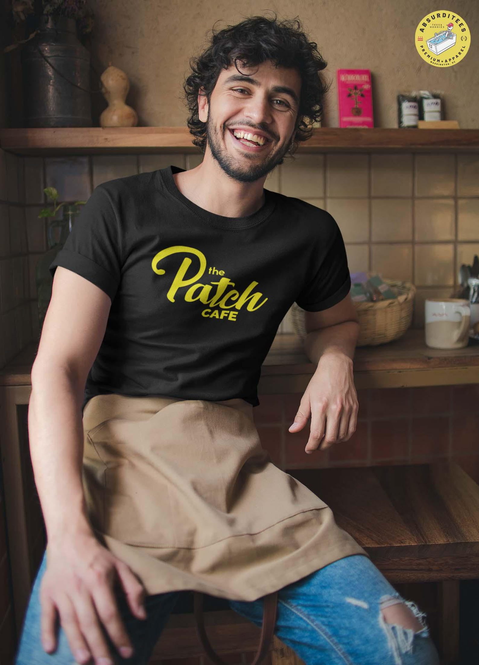 The Patch Cafe T-Shirt | Landman TV Show Happy Hour Shirt. Billy Bob's ...