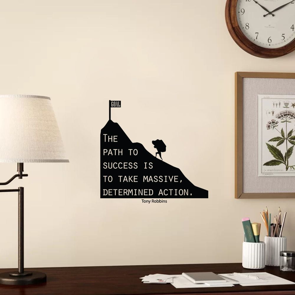 The Path To Success - Tony Robbins Quote Famous Life Motivation Quotes ...