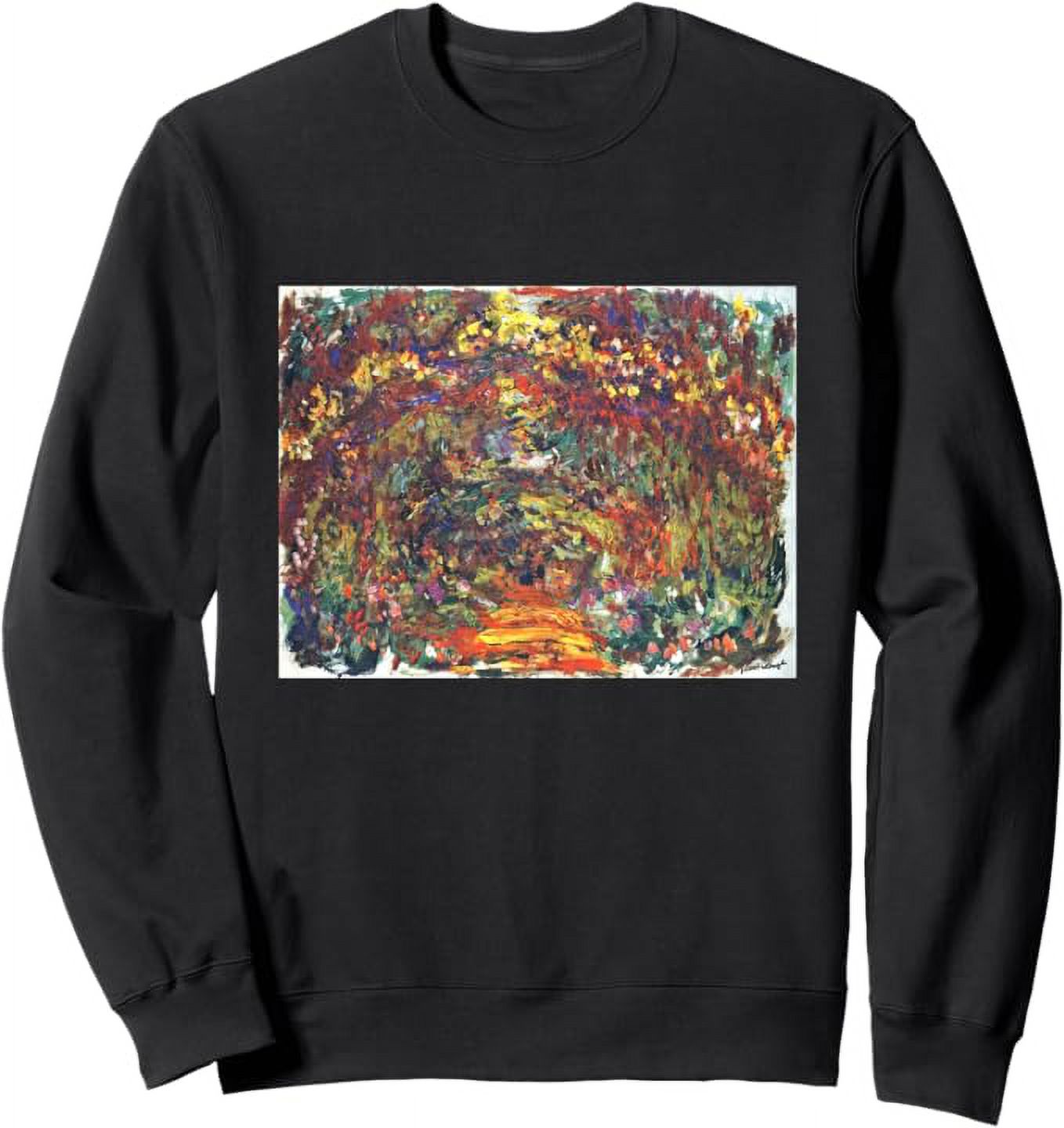 The Path Under the Rose Trellises Giverny Sweatshirt - Walmart.com