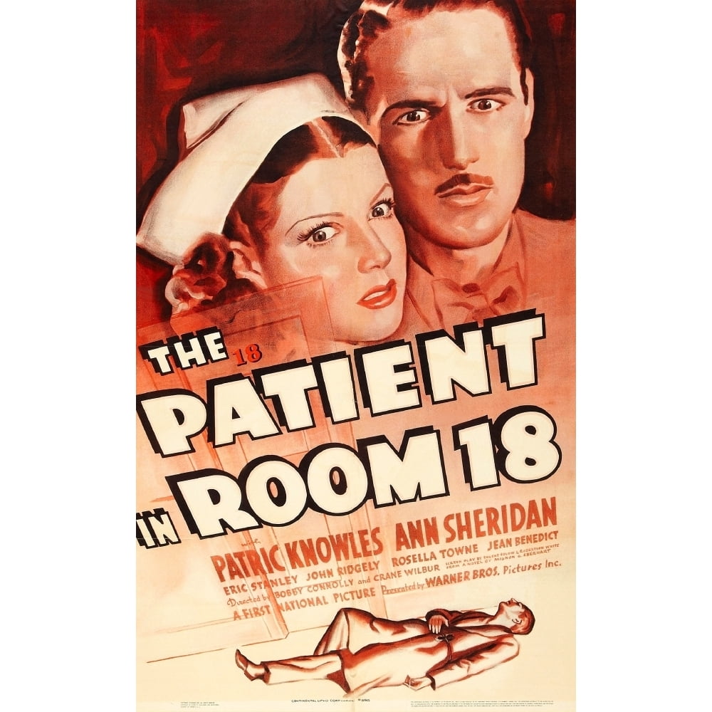 The Patient In Room 18 Us Poster Art Top From Left: Ann Sheridan Patric ...