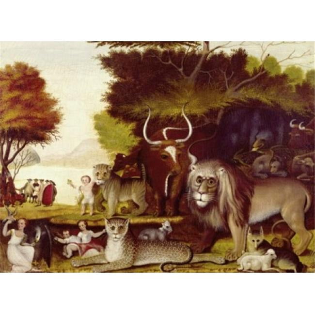 The Peaceable Kingdom Edward Hicks 1780-1849 American Oil on Canvas ...