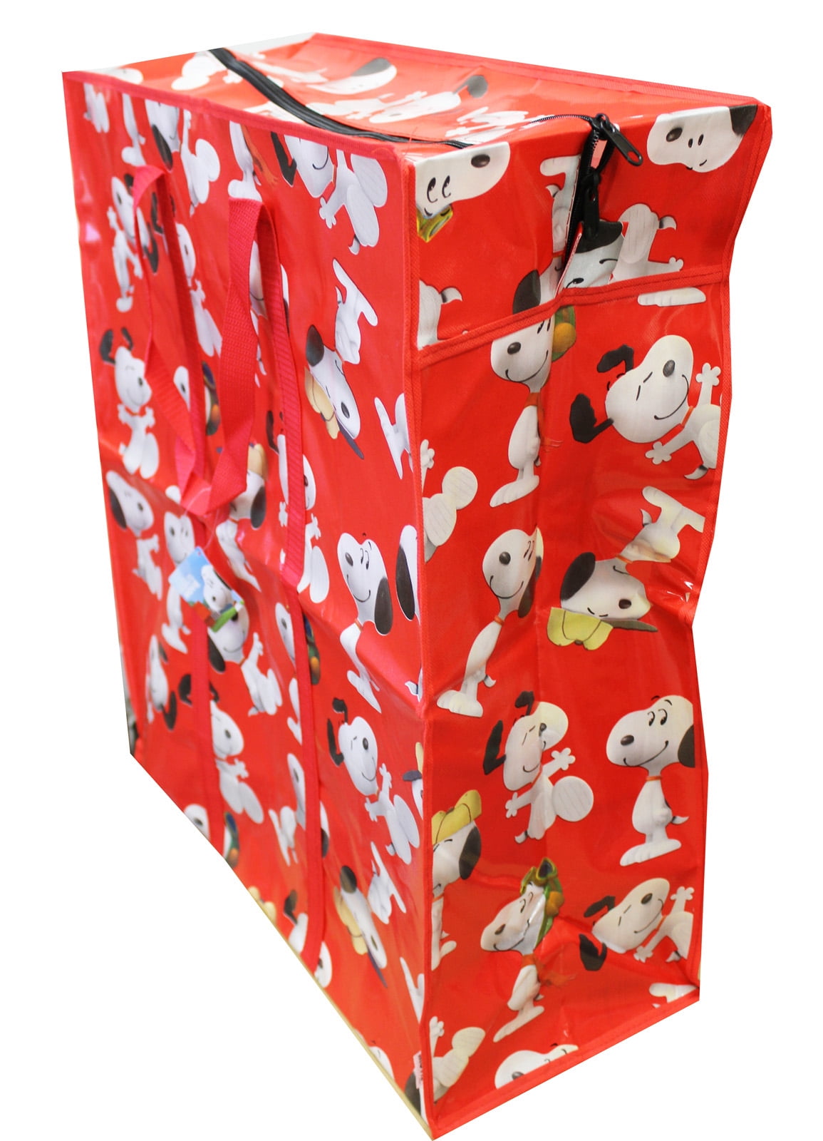 Peanuts Movie Reusable Jumbo Tote Bag, Bright Red Snoopy Design ...