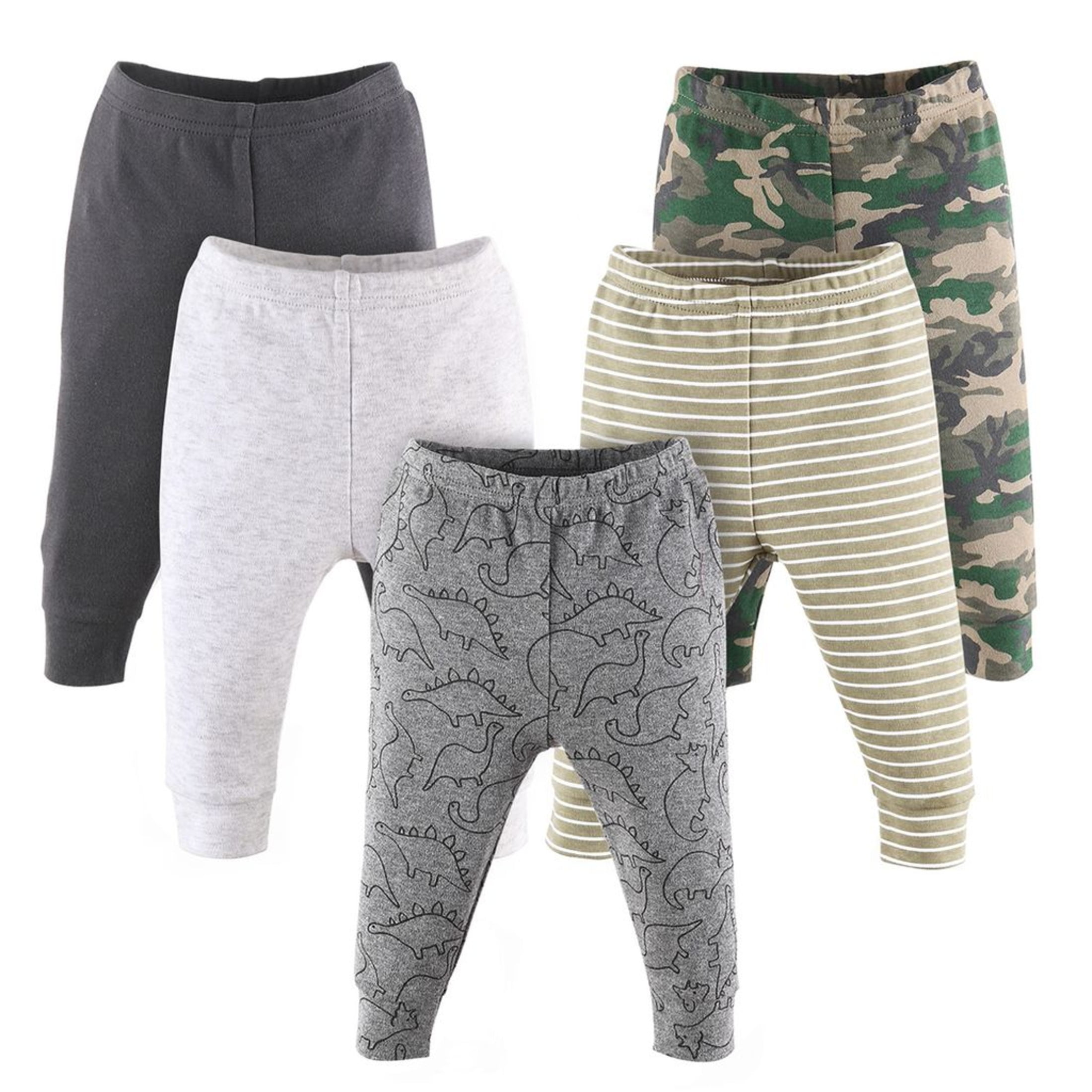 The Peanutshell Infant Clothes Bottoms Trousers, 5 Pack Baby Boy Pants ...