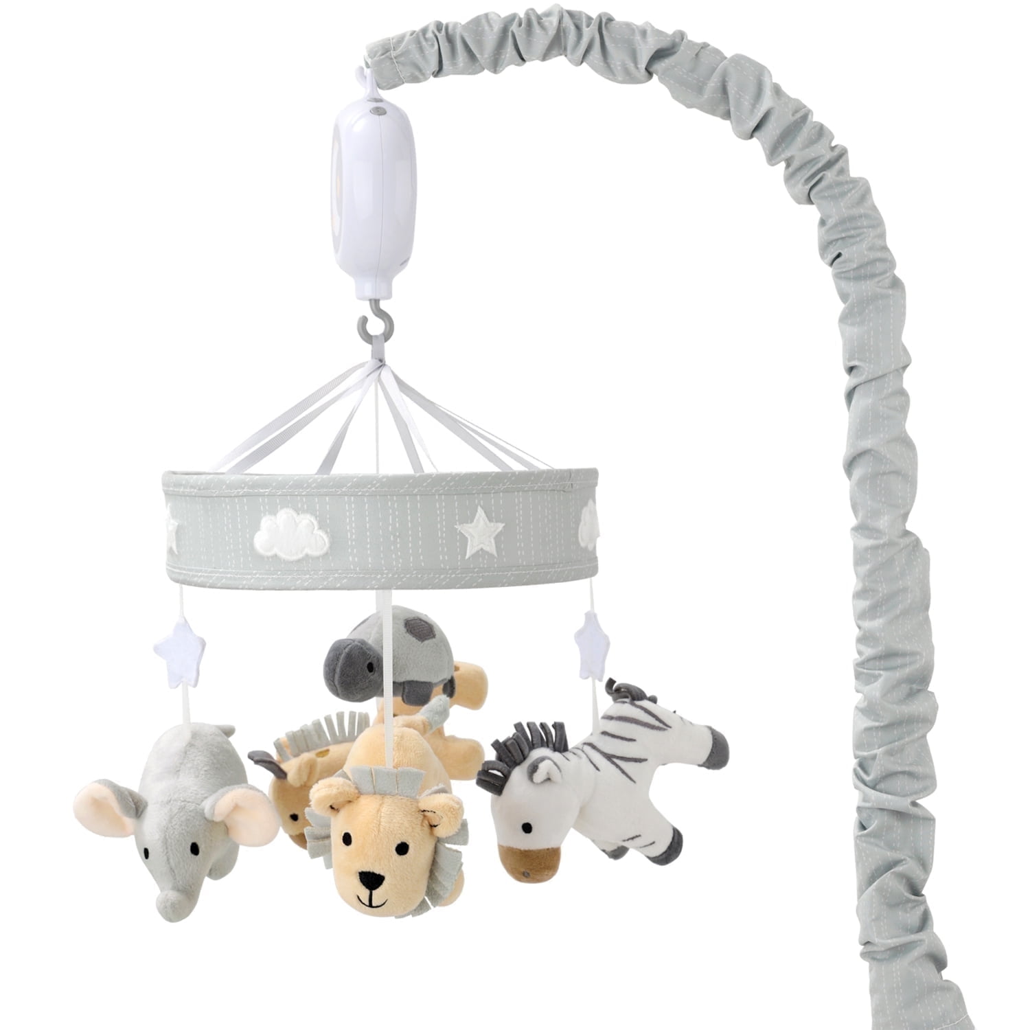 The Peanutshell Safari Musical Baby Mobile Crib with 12 Soothing ...