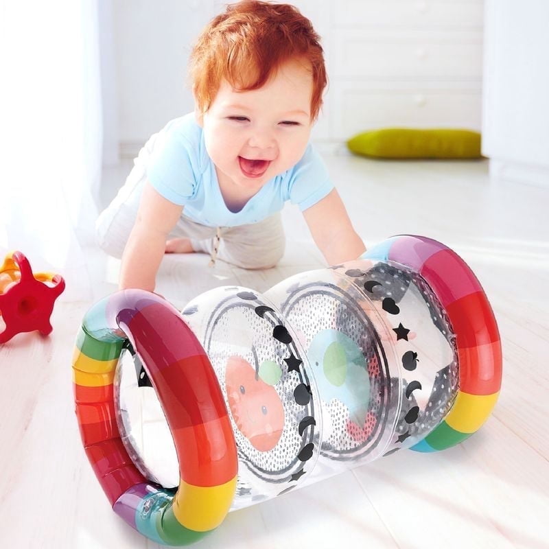 The Peanutshell Montessori Tummy Time Roller, Sensory Toy for Babies 6 ...