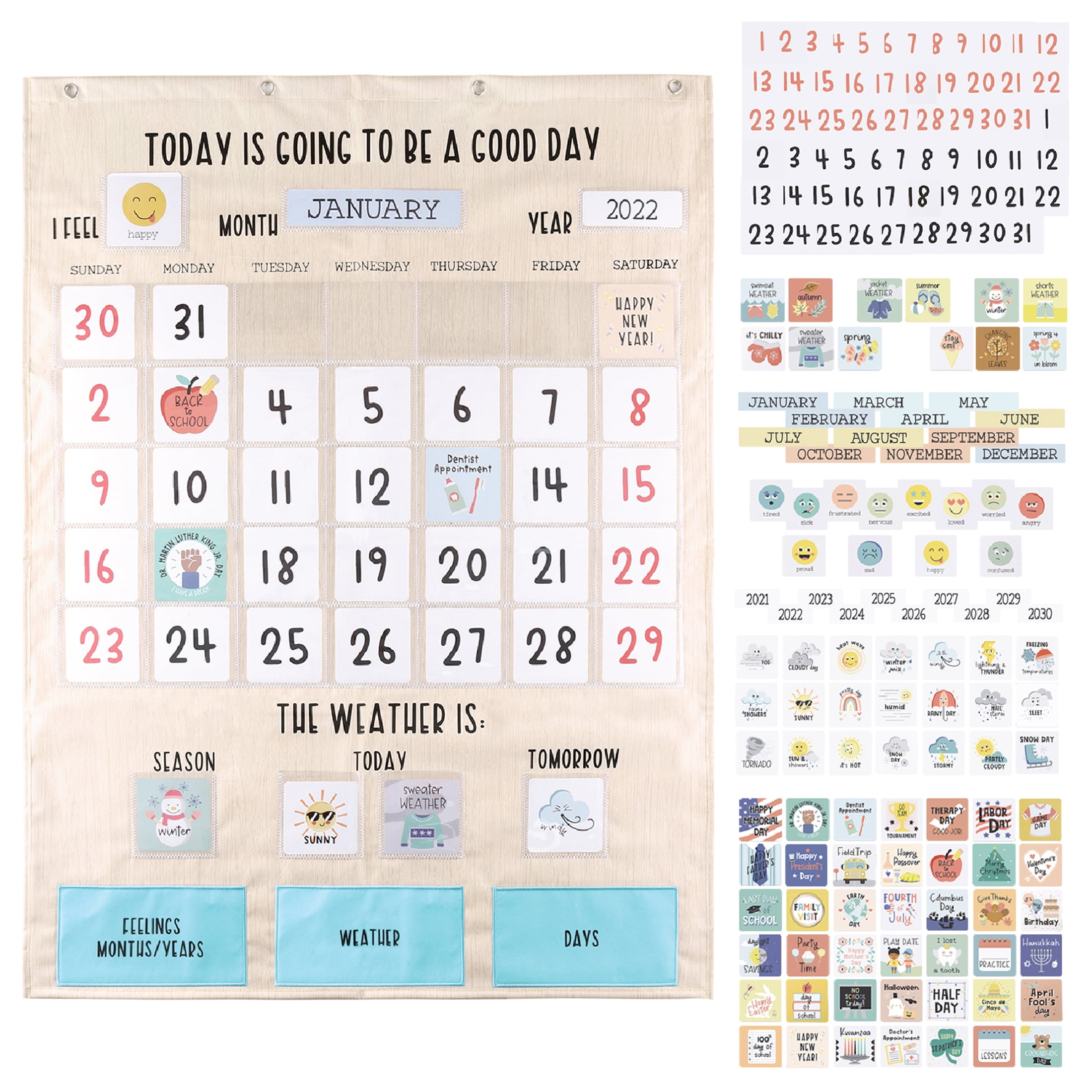 The Peanutshell Today Is A Good Day Educational Wall Calendar with ...