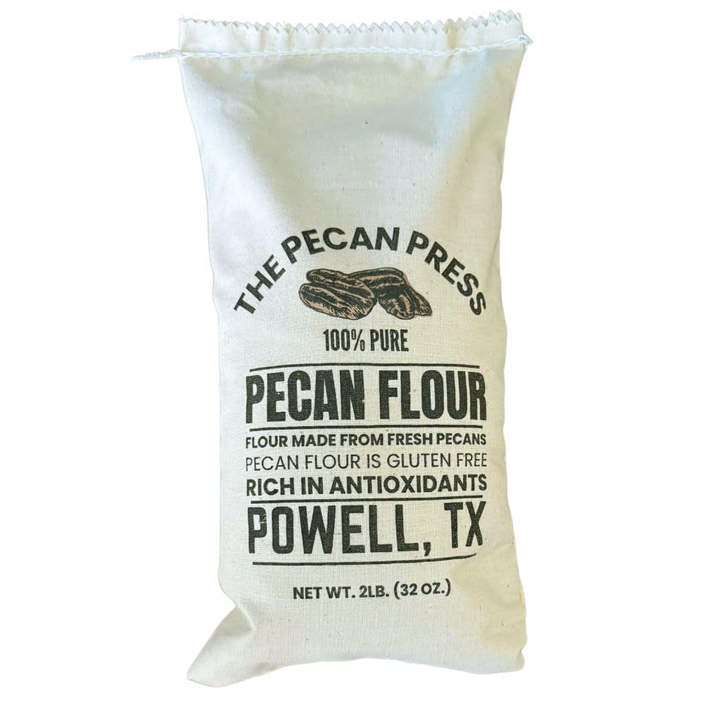 The Pecan Press Pecan Flour, 2LB Bag, Gluten-Free, Finely Ground, All ...