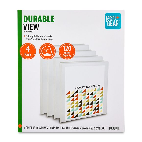0.5 Inch Binders in Binder by Ring Size - Walmart.com