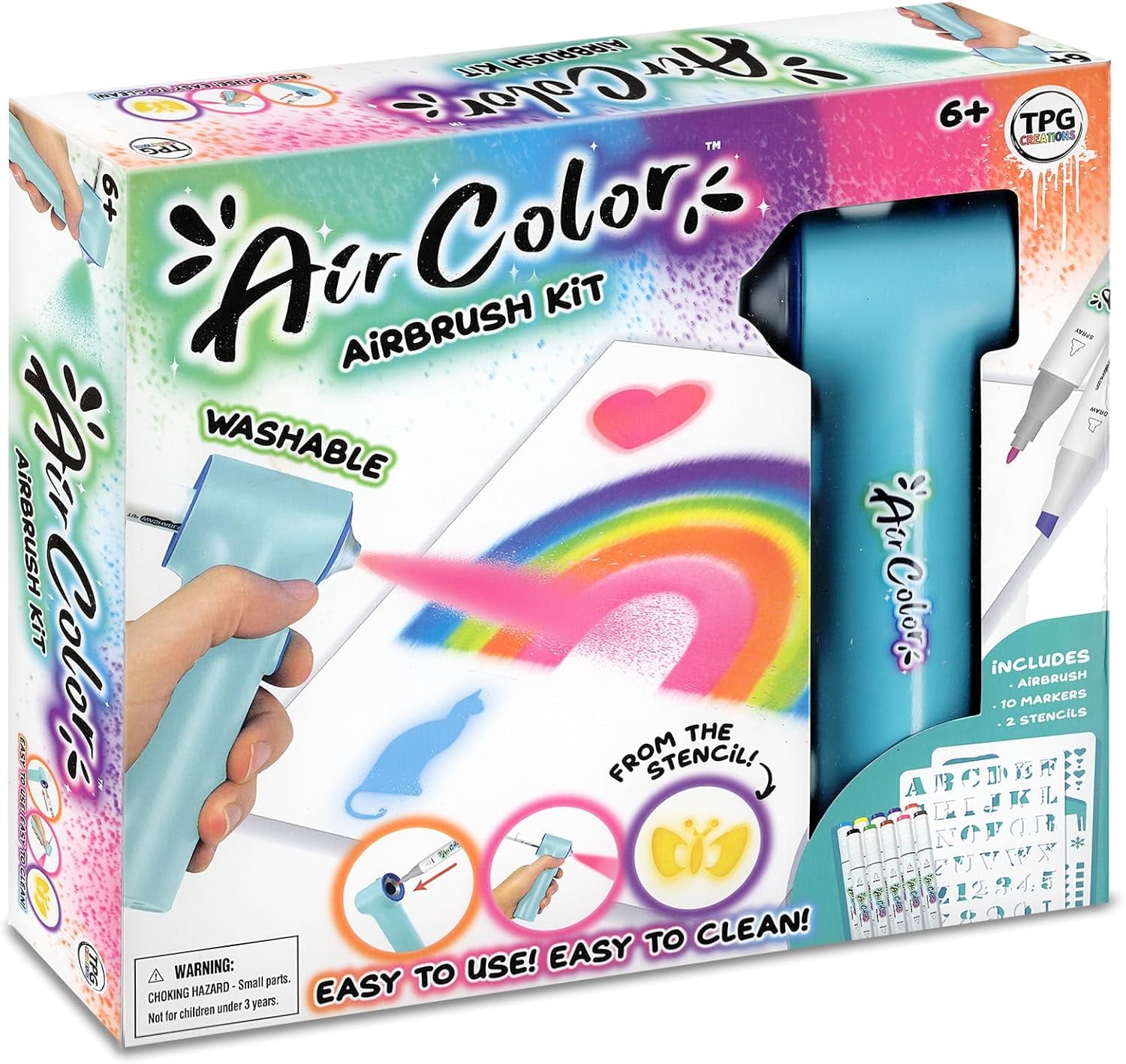 The Pencil Grip Air Color Airbrush Marker Kit - Walmart.com