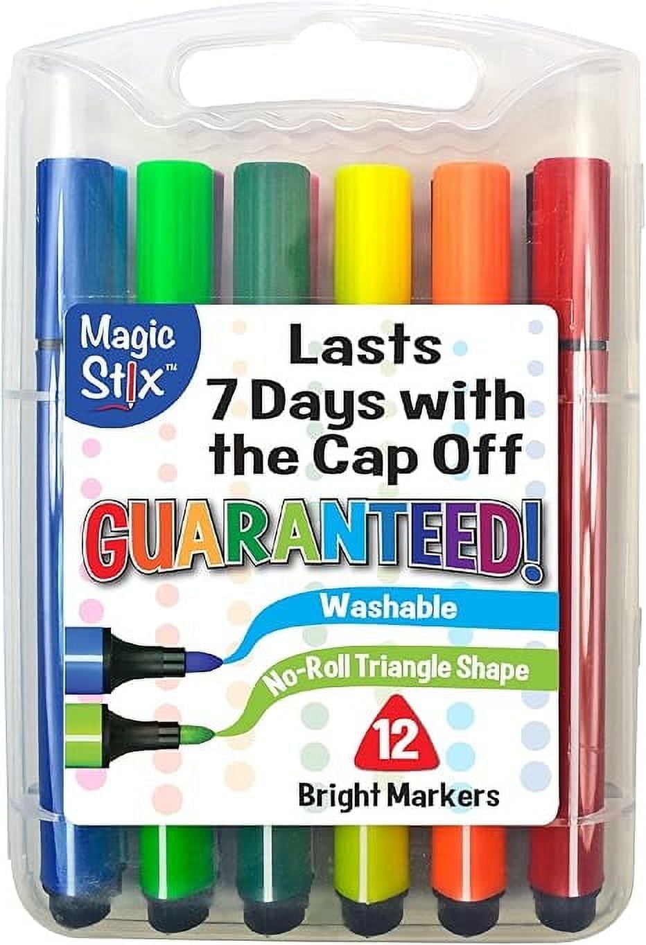 The Pencil Grip Magic Tri Stix Washable Markers, 12 Count, Assorted ...