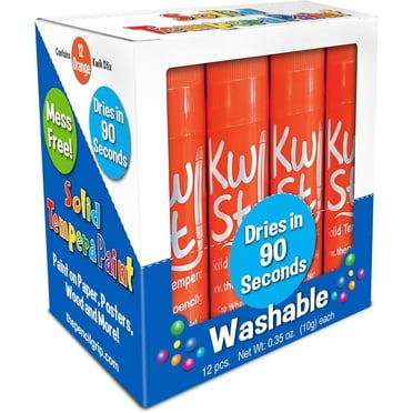 Kwik Stix Tempera Paint Sticks - Red, Set of 12 - Walmart.com