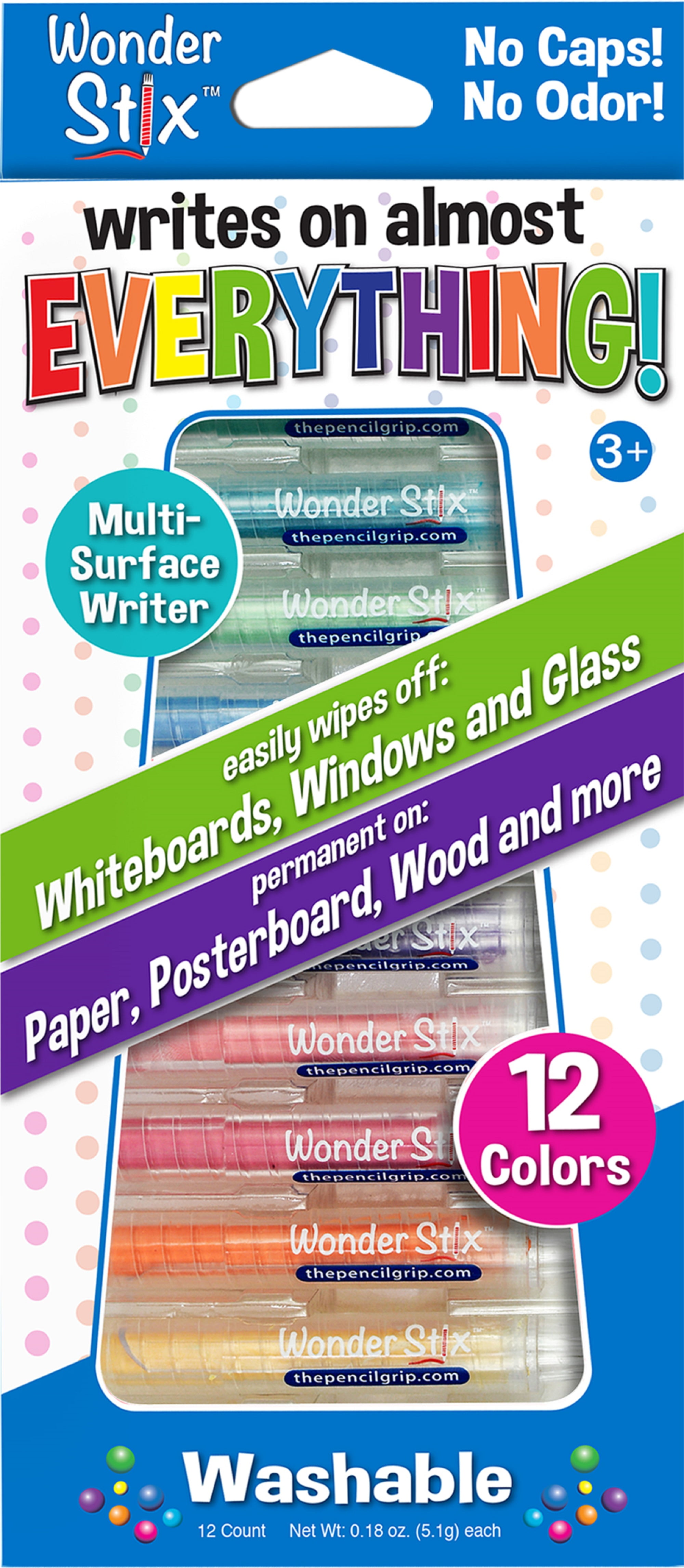 Wonder Stix Pastel Colors Dustless Chalk Crayons, 12 Pack - Walmart.com