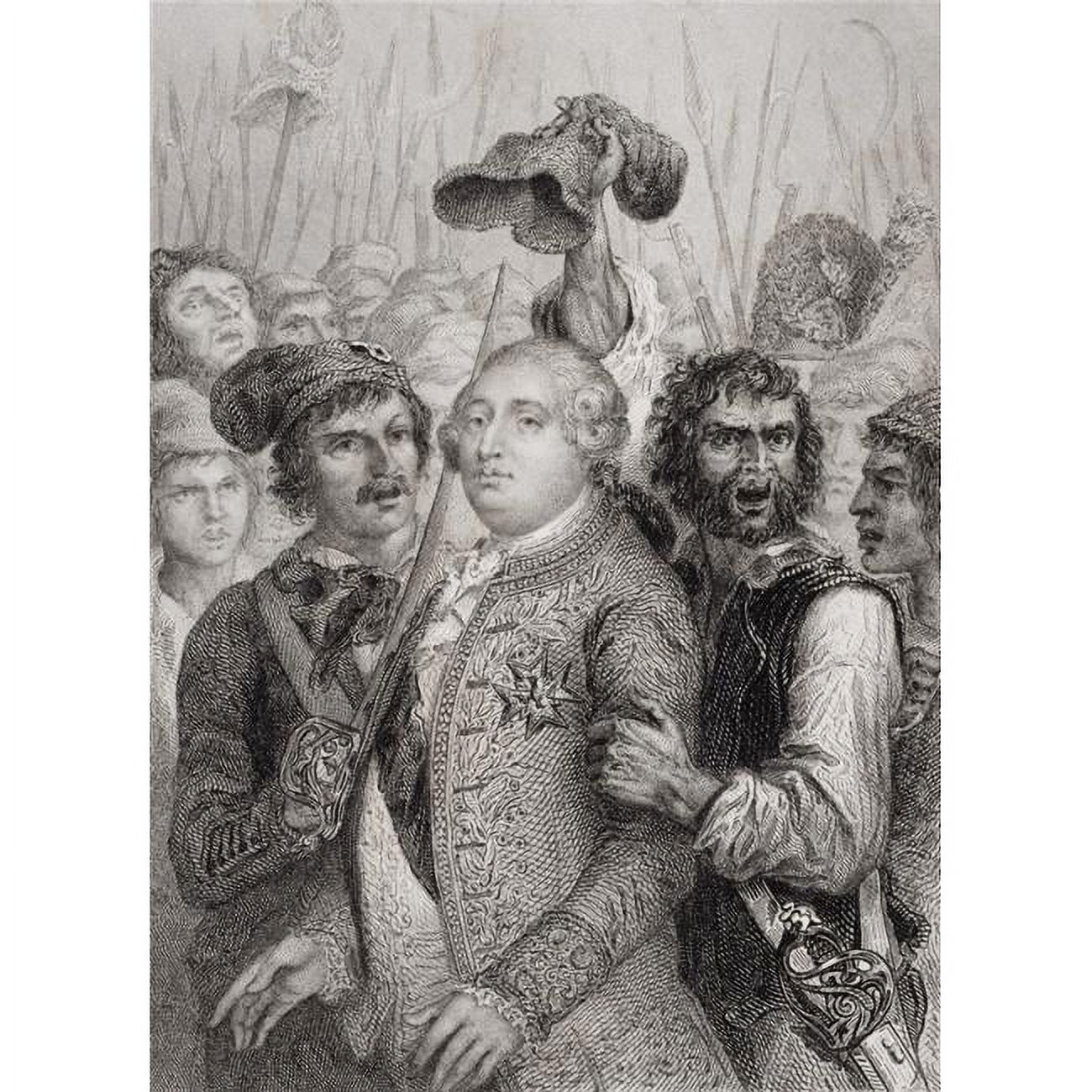 The People At The Tuileries - 20 June - 1792 Louis XVI 1754 1793 King ...