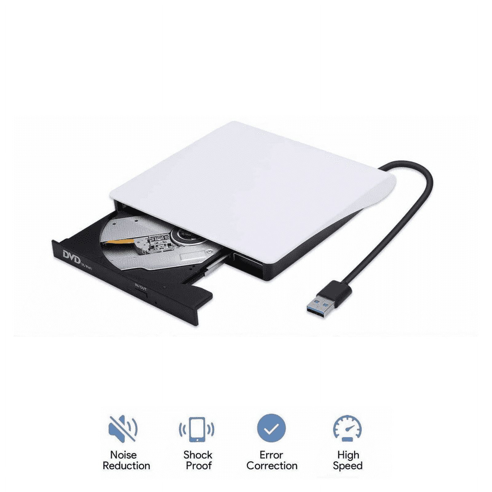 The Perfect Part USB CD/DVD Burner for Laptop, Desktop and Computer ...